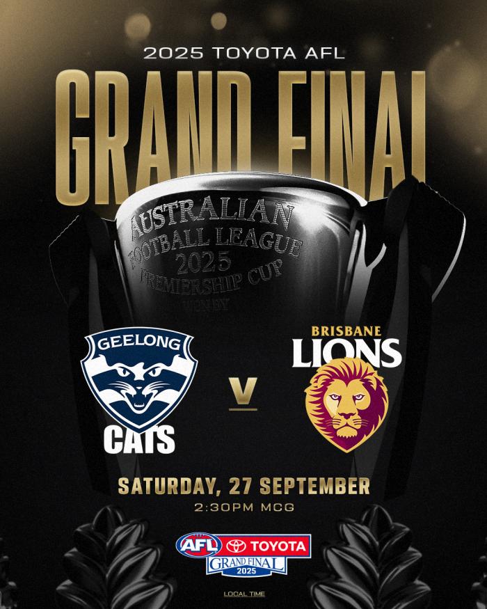Brisbane Lions - Winner AFL Grand Final 2025 | Geelong